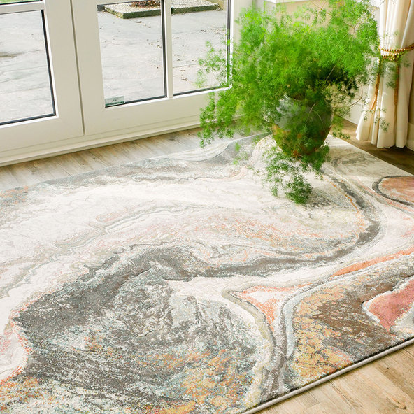 Modern vloerkleed - Aspen Groen 7270 | Zacht - Volero