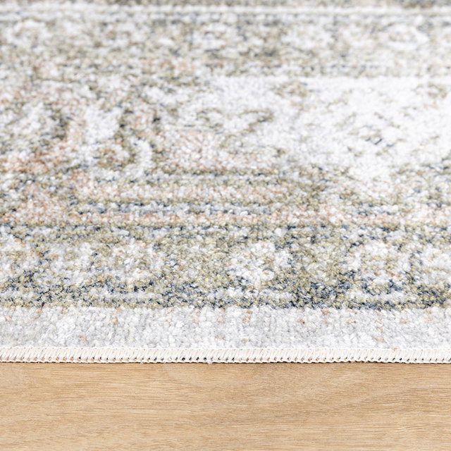 Wasbaar vloerkleed - Nova Aztec Olijfgroen - Volero