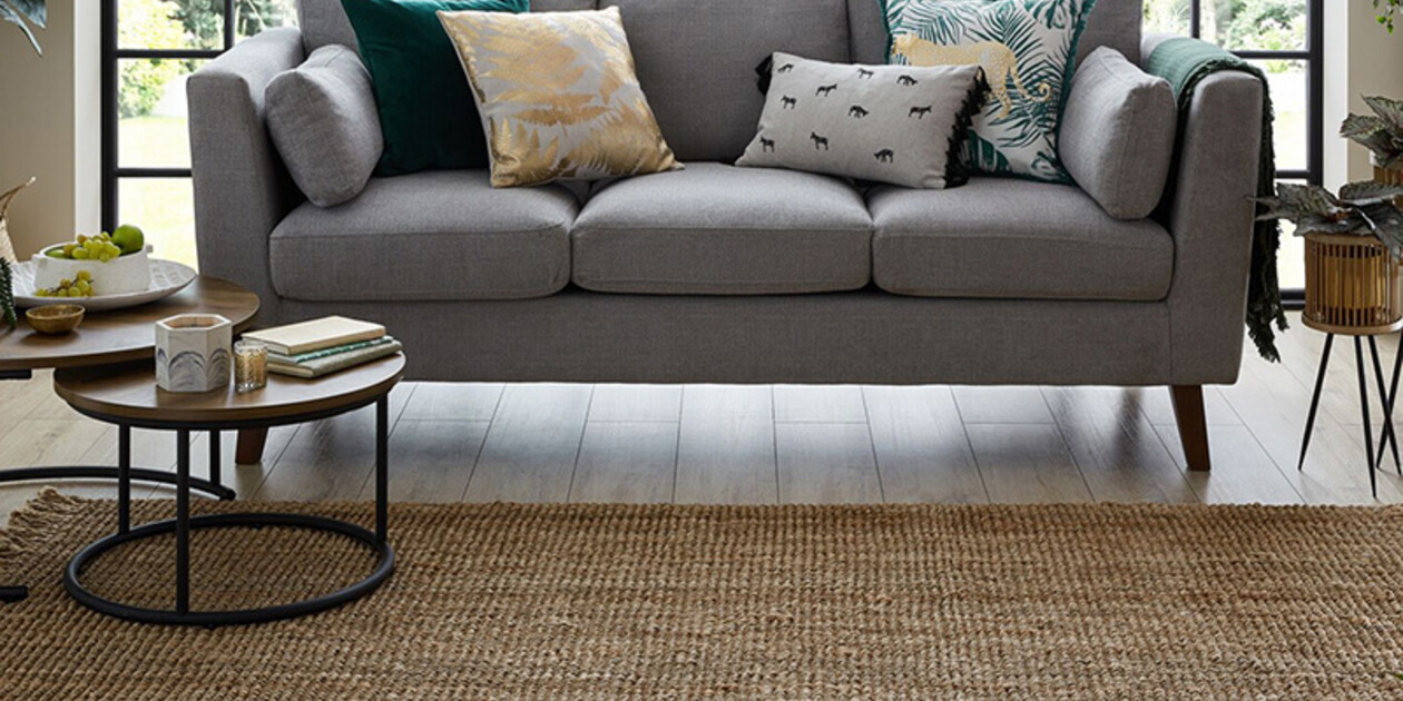 Jute vloerkleed - Sarito Naturel