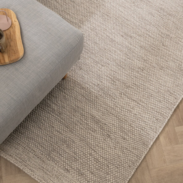Wollen vloerkleed - Bliss Beige Gemeleerd