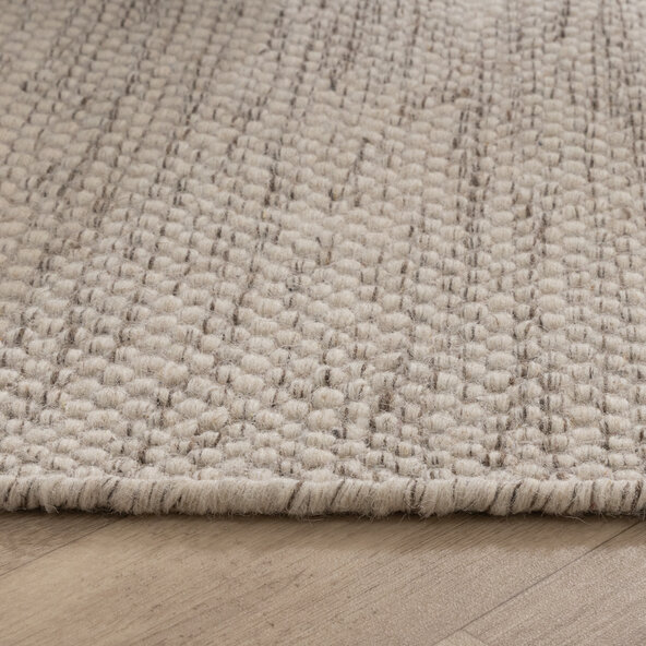 Wollen vloerkleed - Bliss Beige Gemeleerd