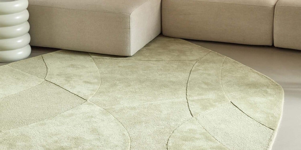 Organisch vloerkleed - Fusion Groen 730 - Volero